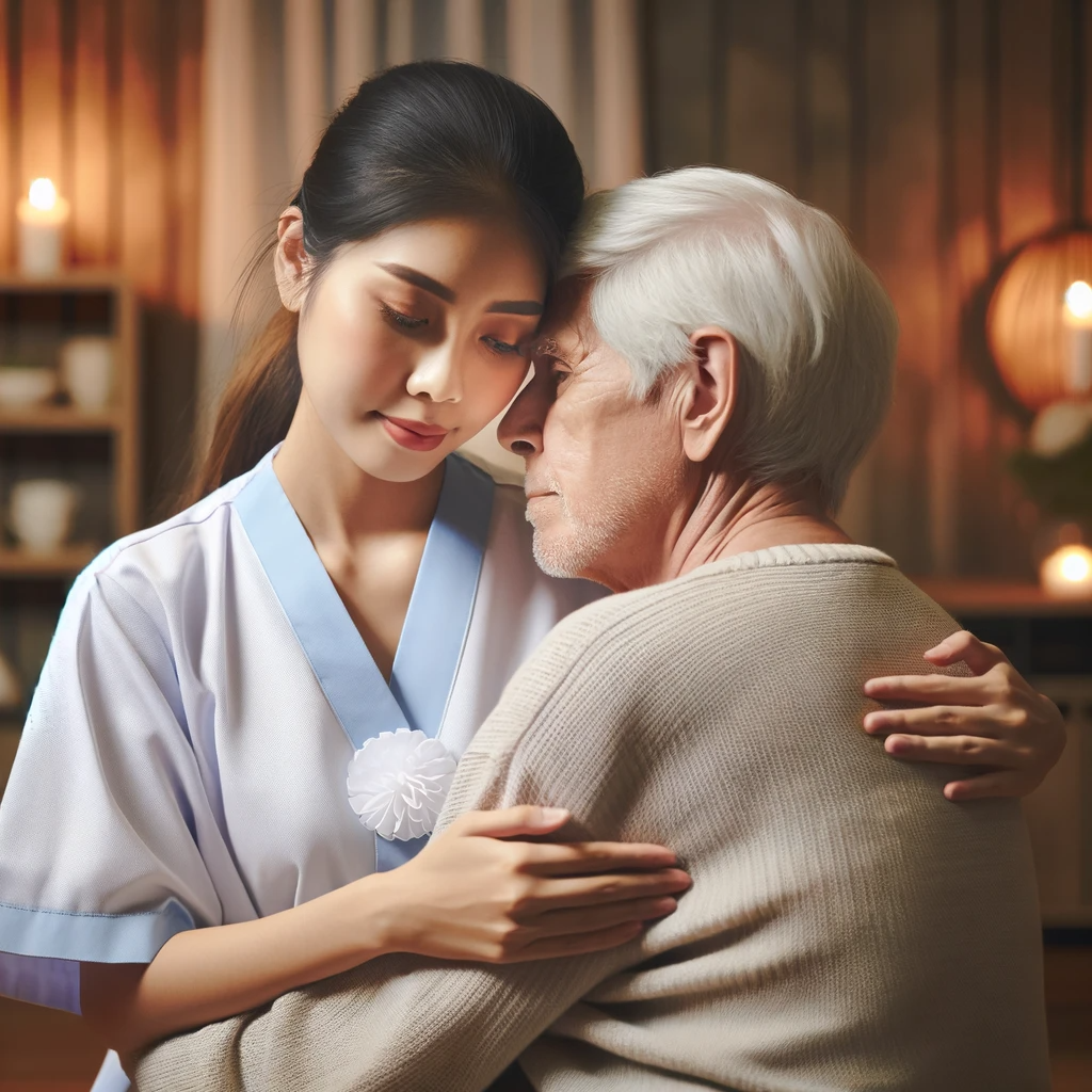 Hugs Offer Health Benefits for Individuals with Dementia