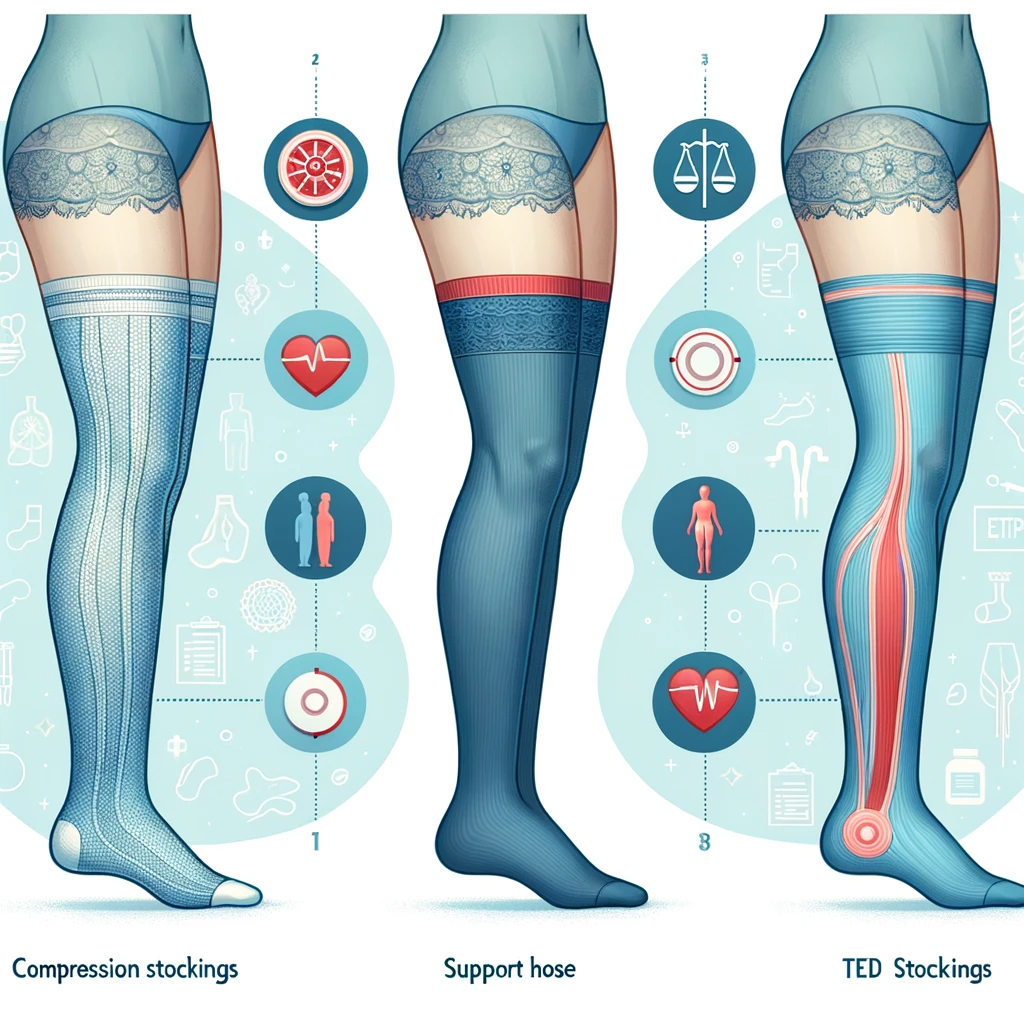 Compression Stockings Support Hoseted Stockings